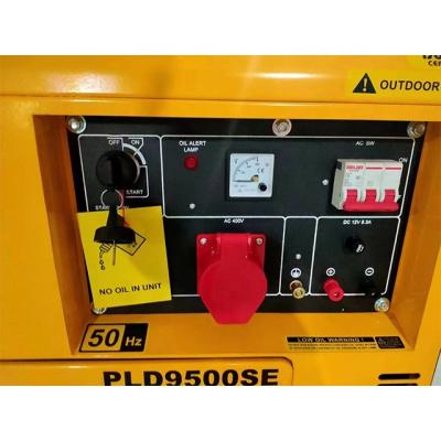 China Dynamo Diesel Backup Generator , Power 10 kVA Small Portable Diesel Generator for sale