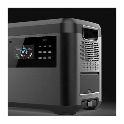 China Outdoor Lifepo4 Lithium Battery Power Supply Portable Rechargeable Industrial Power Station 3.5kW for sale