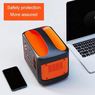 China Portable 110V 120V 220v Power Station 600W AC US JP Plug With Flashlight for sale