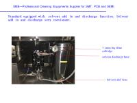 China SMT Stainless steel template cleaning machine SME-750-A2  750mm*750mm*40mm*2pcs for sale