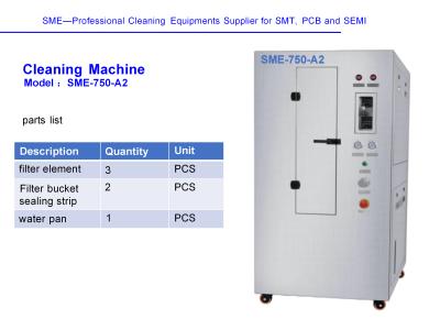 China SMT Stainless steel template cleaning machine SME-750-A2  750mm*750mm*40mm*2pcs for sale