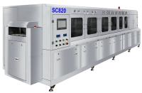 China Semiconductor packaging spray cleaning machine with 28  pcs spray rods and long wash modular for sale
