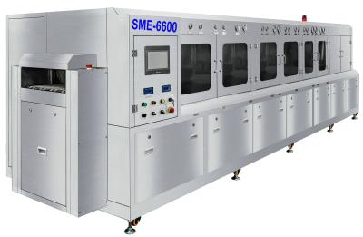 China SUS304 Stainless Steel Frame PCBA flux inline Spray Cleaning machine with CE approved for sale