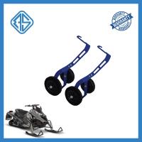 China snowmobile dolly for hot sale Alloy Steel Powder coating rubber wheel for sale