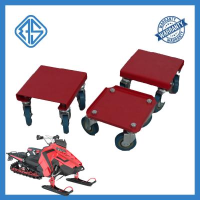 China snowmobile rollers wheels car shop dolly set of 3 for sale