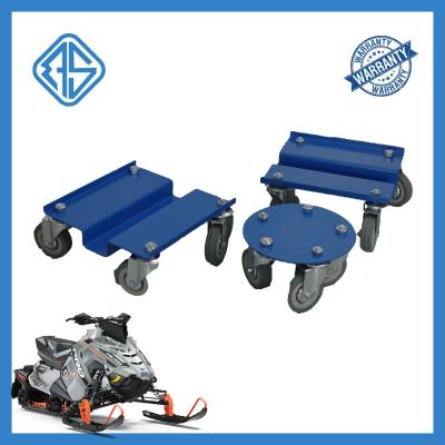 China snowmobile dolly for gravel stand wheel dolly shape customization for sale