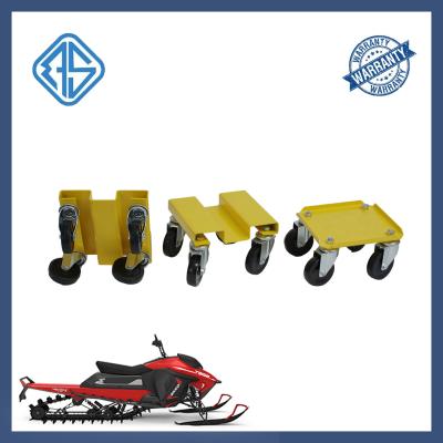 China Multicolor 3 Pcs Snowmobile Flat Dollies 3in Swivel Caster Snowmobile Moving Wheels for sale