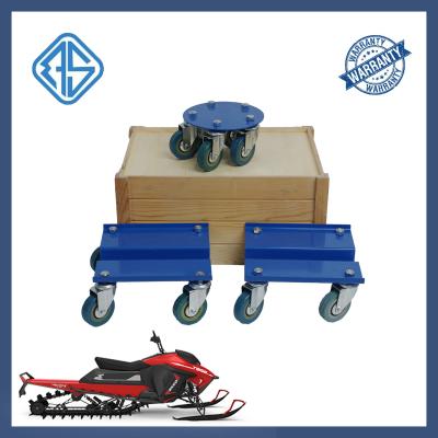 China V Steel Plain Plate Heavy Duty Snowmobile Wheel Dollies  1500 Pounds for sale