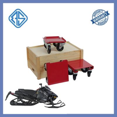 China Rubber Cover Snowmobile Roller Set PVC Wheel  1500 Pounds Snowmobile Ski Dollies for sale