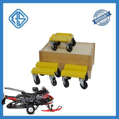 China Heavy Duty Snowmobile Mover Dolly Anti-Rust Powder Sure Grip Snowmobile Ski Dolly Set for sale