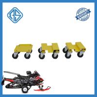 China Nylon Straps Yellow Snowmobile Wheel Dollies For Gravel Anti-Slip for sale
