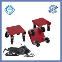 China Ski Wheels Snowmobile Caster Dolly Alloy Steel  Plain Color Sled Dolly Set for sale