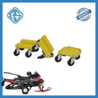 China Anti-Slip Coating Heavy Duty Snowmobile Flat Dollies PVC Wheel 1500 Pounds for sale