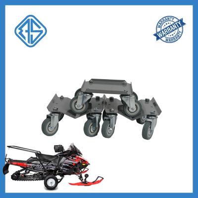 China Sled Snowmobile Mover Dolly Garage Solid Rubber Wheel 1500 Pounds Mover Bend for sale