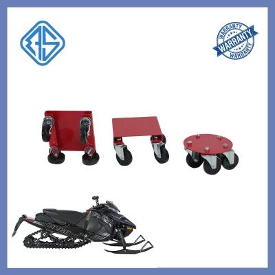 China Trailer Ski Guides Stamping Alloy Snowmobile Moving Cart 1500 Pounds Rubber Cover for sale