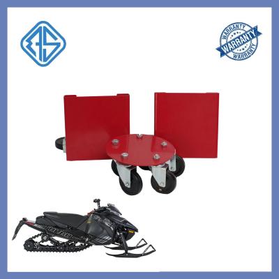 China V Type 1500 Pounds Snowmobile Moving Cart Dolly Casters Rubber Cover for sale