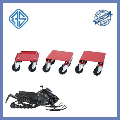 China V-Slide Garage Snowmobile Dolly Casters Trailer Ski Guides 1500LBS for sale