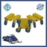 China Punching Snowmobile Dolly Cart Vehicle Dolly Wheel Heavy Painted Steel for sale