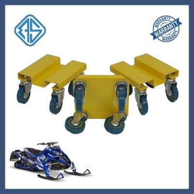 China Punching Snowmobile Dolly Cart Vehicle Dolly Wheel Heavy Painted Steel for sale