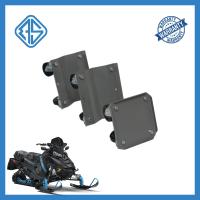 China Portable Grey Snowmobile Caster Dolly 8 Inch Plate Wheels Outdoor Trolleys for sale