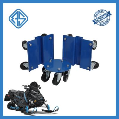 China Blue Large Load Trolley Snowmobile Dolly Set Small Size Wheel H Steel Plate for sale