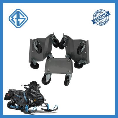 China Small Booster Snowmobile Roller Set Mini Grey 1500LBS Snowmobile Caster Dolly for sale