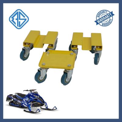 China Ski Proof Heavy Duty Snowmobile Moving Cart PVC Snowmobile Ski Dolly Set for sale
