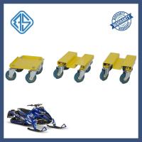 China Motorcycle V Steel Snowmobile Wheel Dollies Mini Snowmobile Ski Dolly Set for sale