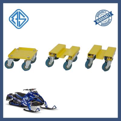 China Motorcycle V Steel Snowmobile Wheel Dollies Mini Snowmobile Ski Dolly Set for sale