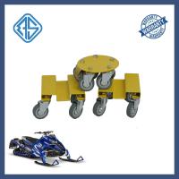 China Swivel Casters Snowmobile Ski Dolly Set Rubber 2.5 Inch Pads Snowmobile Garage Dolly for sale