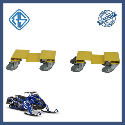 China Nylon Belt Snowmobile Moving Cart Garage Dolly 1500LBS Yellow for sale