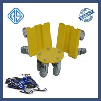 China Steel Rust Resistant 1500LBS Snowmobile Dolly Set Ski PVC Rotating Castors for sale
