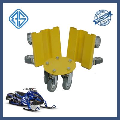 China Steel Rust Resistant 1500LBS Snowmobile Dolly Set Ski PVC Rotating Castors for sale