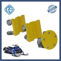 China V Sled Ski Snowmobile Wheel Dollies 3 Pcs Lightweight Yellow Color Snowmobile Roller Set for sale