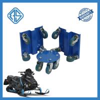 China 10 Inch Plate 1500 LBS Blue Snowmobile Ski Dollies Strong Bearing Capacity Sled Dolly Set for sale