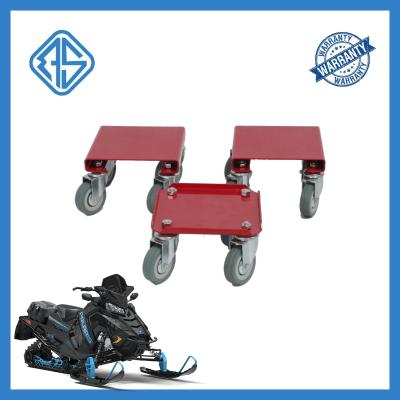 China Red Steel Plate 1500LBS Capacity Snowmobile Garage Dolly Caster Big Suit for sale