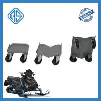 China Strap-On Silicone Snowmobile Ski Dollies Moving Wheels 1500Lbs Load for sale