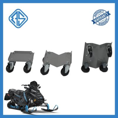 China Strap-On Silicone Snowmobile Ski Dollies Moving Wheels 1500Lbs Load for sale