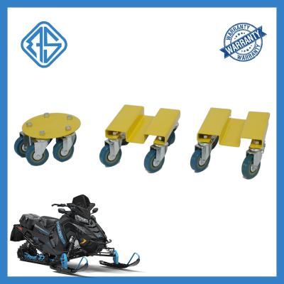 China Silicone 1500Lbs Load Capacity Snowmobile Wheel Dollies Strap-On Snowmobile Roller Set for sale