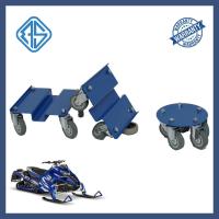 China Silicone Wheels  Strap-On Snowmobile Mover Dolly 3PCS Sled Dolly Set for sale