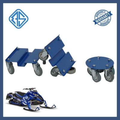 China Silicone Wheels  Strap-On Snowmobile Mover Dolly 3PCS Sled Dolly Set for sale
