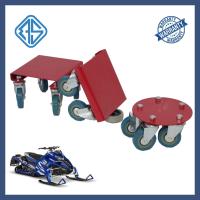 China Outdoor Non Slip 1500LBS Steel 8 Inch Snowmobile Flat Dollies Snowmobile Dolly Set for sale