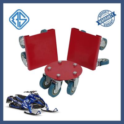 China Multicolor Snowmobile Garage Dolly Three Piece 1500 Lbs Motorcycle Dolly For Garage for sale