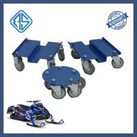 China 1500LBS Steel  Snowmobile Flat Dollies Mover V Grooved 8x10 Inch Plate for sale