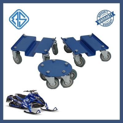 China 1500LBS Steel  Snowmobile Flat Dollies Mover V Grooved 8x10 Inch Plate for sale