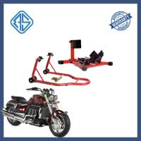 China Black Movable Motorcycle Stand Strong Lifting 1000LBS Capacity for sale