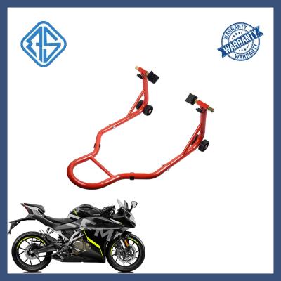 China Outdoor Motorcycle Front Wheel Stand Rear Heavy Head Lift Paddock Stand for sale