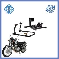 China Steel Tube Motorcycle Wheel Lift Stands Trailer Paddock Rubber Mat for sale