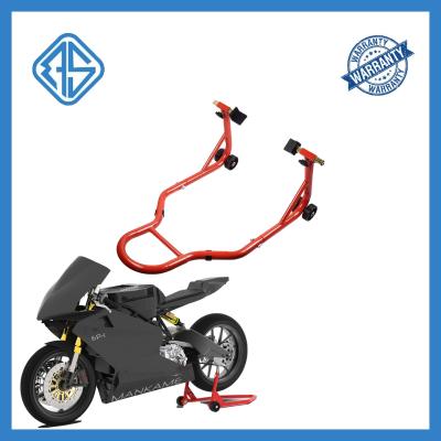 China Heavy Duty Pit Sport Bike Stand Painted Steel  Motorcycle Brackets for sale