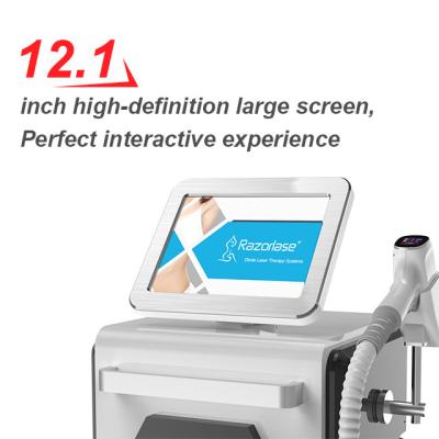 China Permanent Ice Laser Hair Removal Machine 3 Waves 705nm 1064nm 808nm for sale